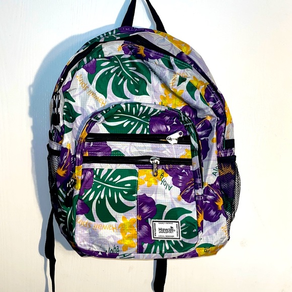 hawaii Spirit | Bags | Hawaii Spirit 999 Large Backpack Purple Double ...